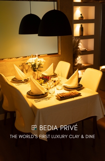 Bedia Privé – The World’s First Luxury Clay & Dine